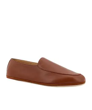 Loro Piana Anton Walk Slip-on Loafers - Brown