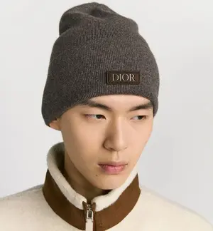 Dior Icons Cashmere Beanie - Grey