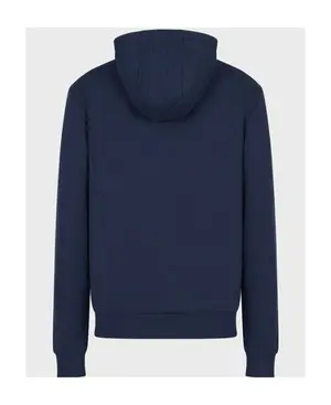 EA7 Logo Zip-up Hooded Jacket