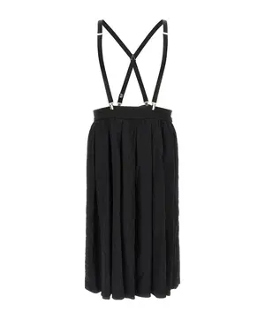 Comme Des Garçons Suspender Dress - Black