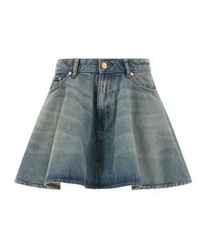 Ganni Contrast Stitching Skirts