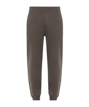 Moncler Logo Fleece Track Pants - Brown