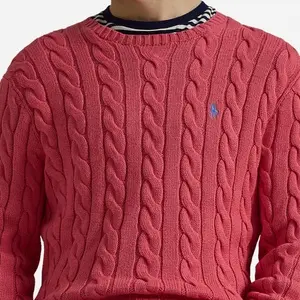 Polo Ralph Lauren Cable-knit Cotton Sweater - Red