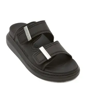 Alexander McQueen Hybrid Slides - Black/silver