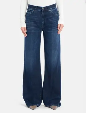 DONDUP Amber Wide-leg Jeans - Black