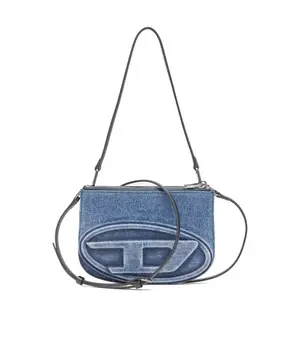 DIESEL® 1dr Twin Logo-detail Shoulder Bag - Blue