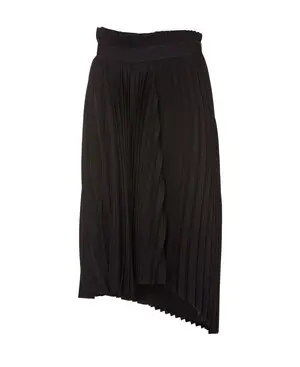 Balenciaga Pleated Skirt With Belted Waist