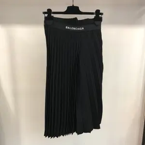 Balenciaga Pleated Skirt With Belted Waist