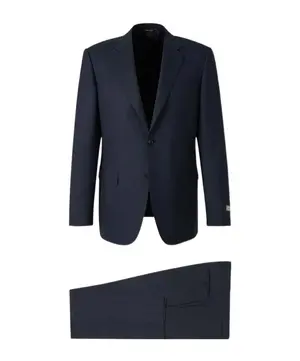 Canali Button-up Suit - Black