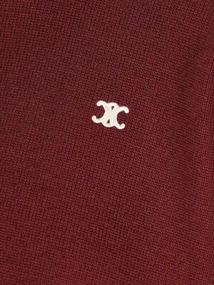 Celine Cropped Wool Polo Shirt
