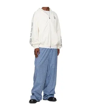 Vetements Logo Zip-up Hoodie - Vanilla