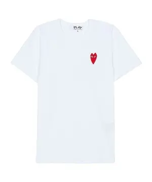 Comme Des Garçons Heart Emblem Crewneck T-shirt
