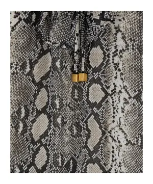 Michael Kors Printed Georgette Ruffle Mini Dress