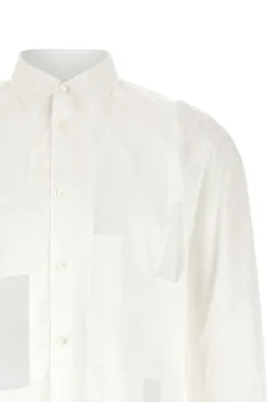 Comme Des Garçons Geometric Cut-out Oversized Shirt