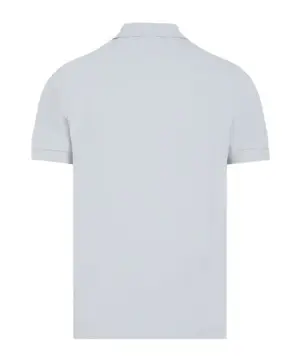 Stone Island Compass-patch Short-sleeved Polo Shirt - Sky Blue