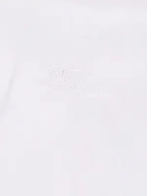 Burberry Long-sleeved Curved Hem Shirt
