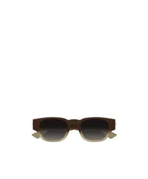 Bottega Veneta Square Frame Sunglasses - Black