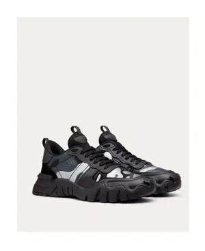 Valentino Garavani Rockrunner Leather Sneakers