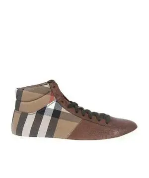 Burberry High-top Sneakers With Logo Detail