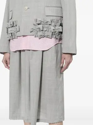 Comme Des Garçons Elastic Waist Midi Skirt
