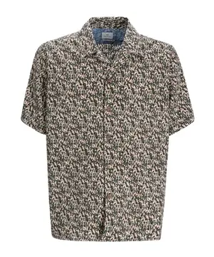Paul Smith Printed Cotton Shirt - Gray