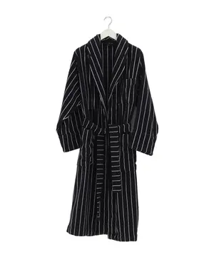 TEKLA Terry Classic Bathrobe - Black