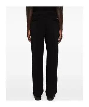 Emporio Armani Drawstring Jersey Joggers - Black