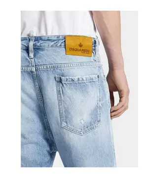 Dsquared2 Straight Leg Jeans - Blue