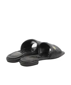 Gucci Gg Embossed Slide Sandals