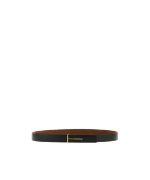 TOM FORD Reversible Logo Belt - Brown