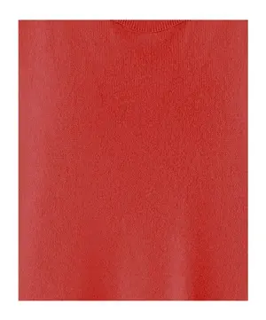ALLUDE V-neck Half-sleeve Sweater