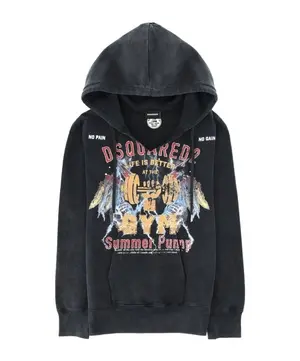 Dsquared2 Graphic Print Drawstring Hoodie