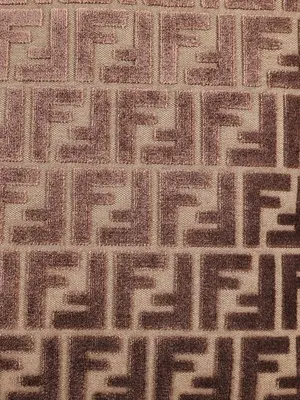 Fendi Roll Ff Jacquard Large Tote Bag - Chocolate