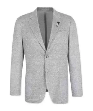 LARDINI Single-breasted Tailored Blazer - Gray