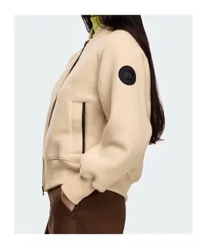 Canada Goose Sierra Fleece Bomber Jacket - Camel