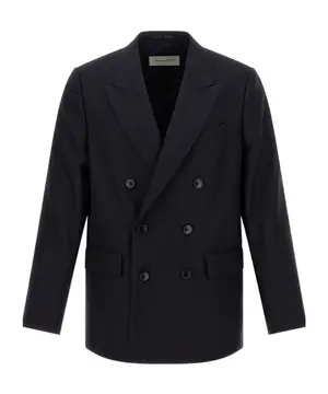 Dries Van Noten Double-breasted Suit Jacket - Black