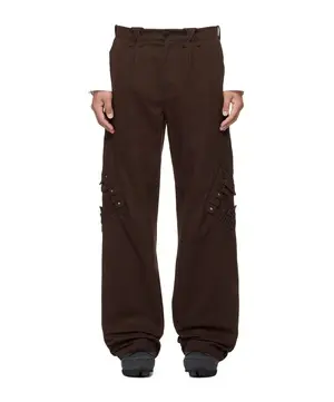 KIKO KOSTADINOV Estike Rivet-detail Pants - Black