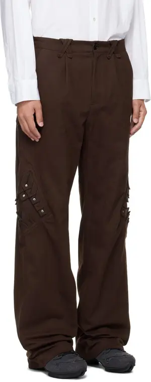KIKO KOSTADINOV Estike Rivet-detail Pants - Black