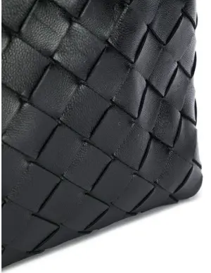 Bottega Veneta Woven Cross-body Bag - Black