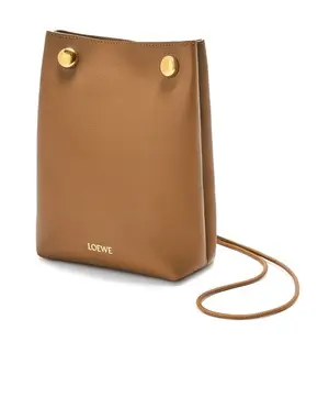Loewe Anagram Pebble Pouch - Oak