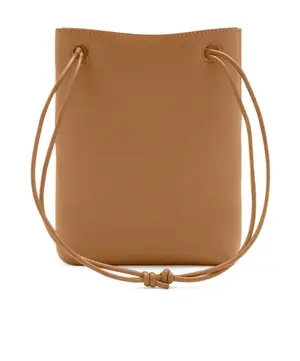 Loewe Anagram Pebble Pouch - Oak