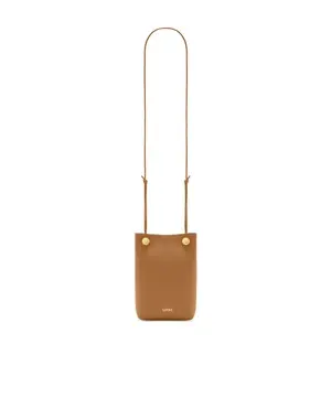 Loewe Anagram Pebble Pouch - Oak