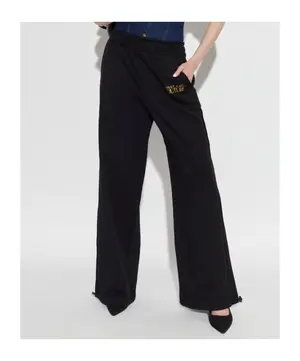 Versace Logo Wide-leg Joggers