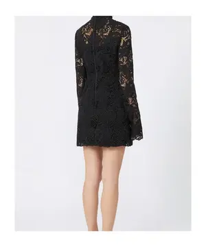 Sportmax Long-sleeve Lace Dress