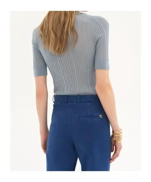 Chloé Fitted Knit Polo Shirt