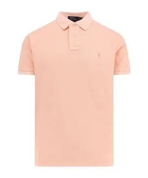 Polo Ralph Lauren Custom Slim Mineral-dyed Polo Shirt - Orange