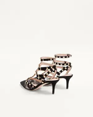 Valentino Garavani Rockstud Lace Pumps - Black