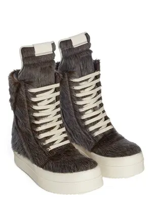 Rick Owens Mega Geobasket Boots - Black