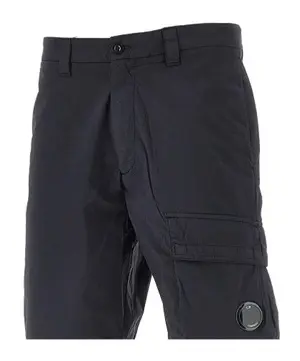 C.P. COMPANY Cargo Bermuda Shorts - Black