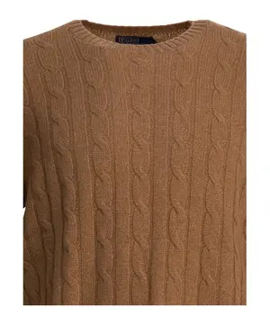 Polo Ralph Lauren Crewneck Knitted Jumper - Brown
